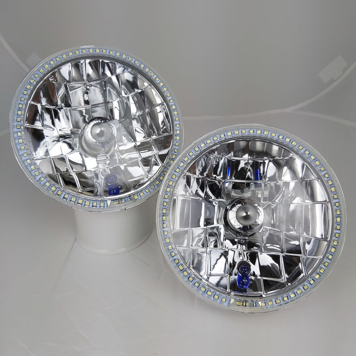 7" Crystal with LED Ring – Old School LED